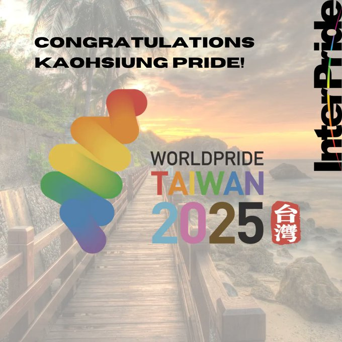 Taiwan selected to host WorldPride 2025|English News | 僑務電子報