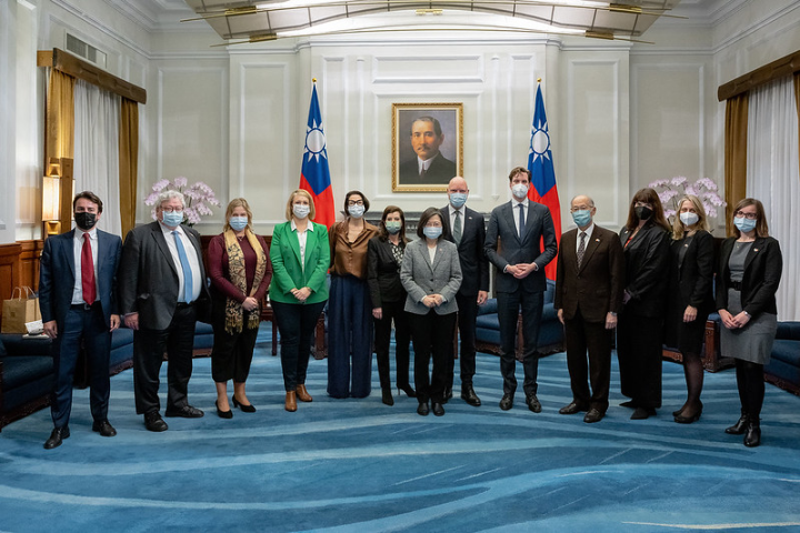 President Tsai meets European Parliament Committee on International ...