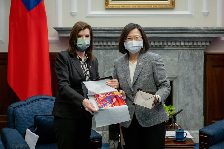President Tsai meets European Parliament Committee on International ...
