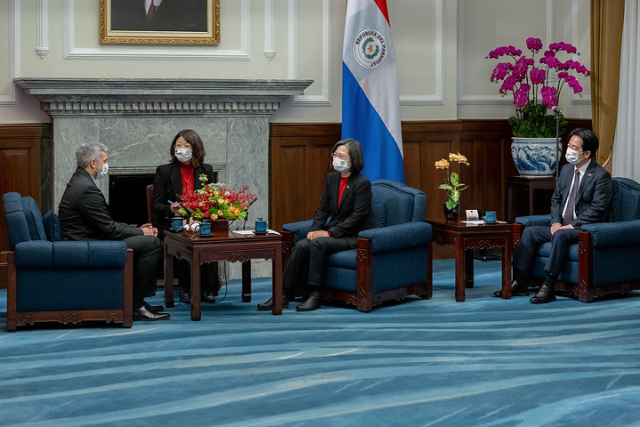 President Tsai and President Abdo Benítez of Paraguay hold bilateral ...