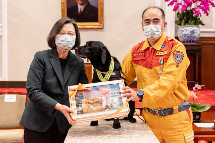 President Tsai meets Taiwan Search & Rescue Team deployed to the 2023 ...