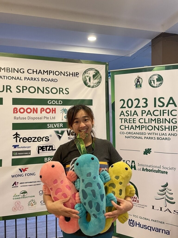 Taiwanese tree climber surprises herself at Asia-Pacific event|English ...