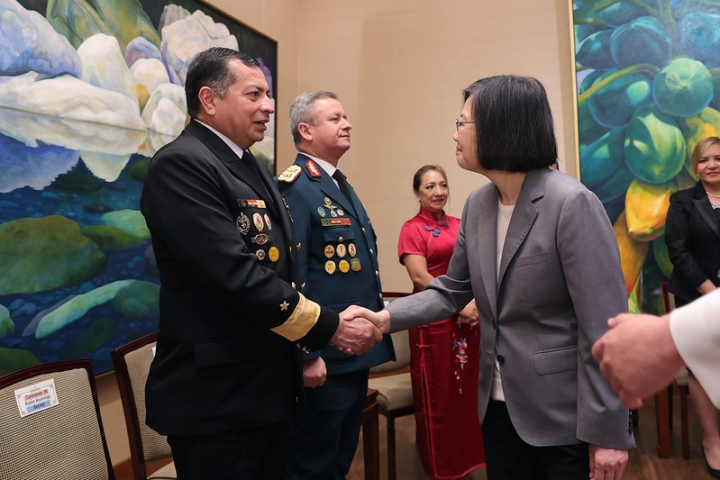 President Tsai meets high-ranking foreign officials participating in ...