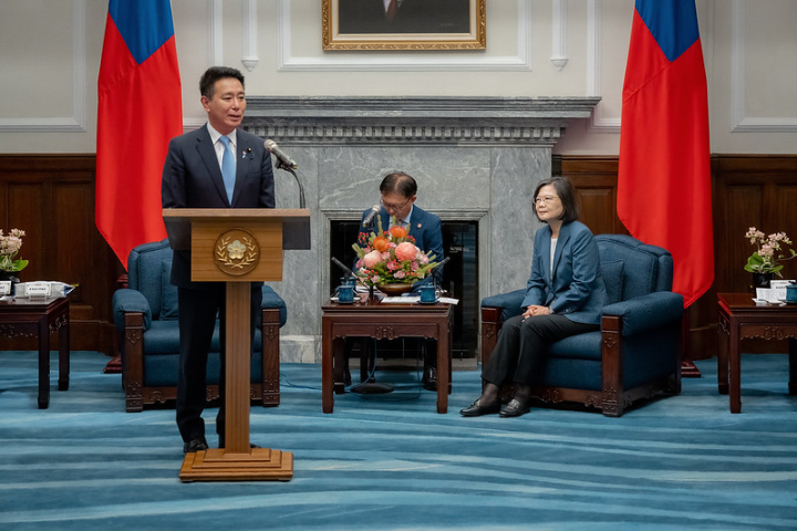 President Tsai meets cross-party delegation from Japan's National Diet ...