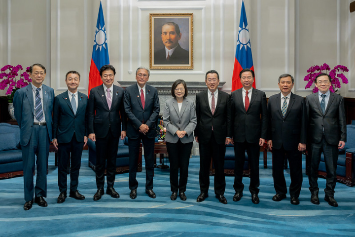 President Tsai meets Japan-ROC Diet Members' Consultative Council ...