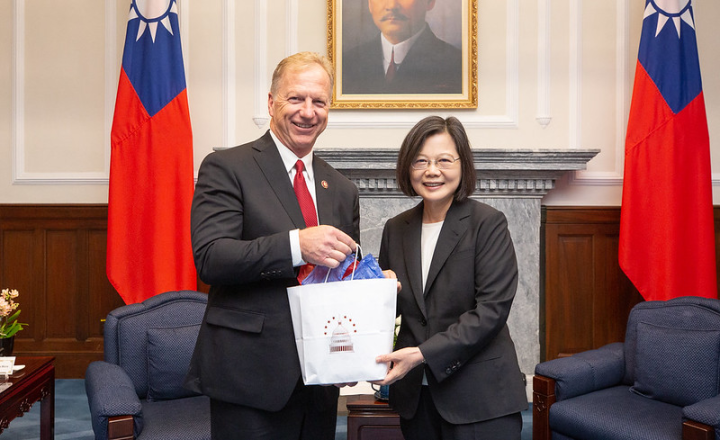 President Tsai meets delegation led by US House Republican Study ...