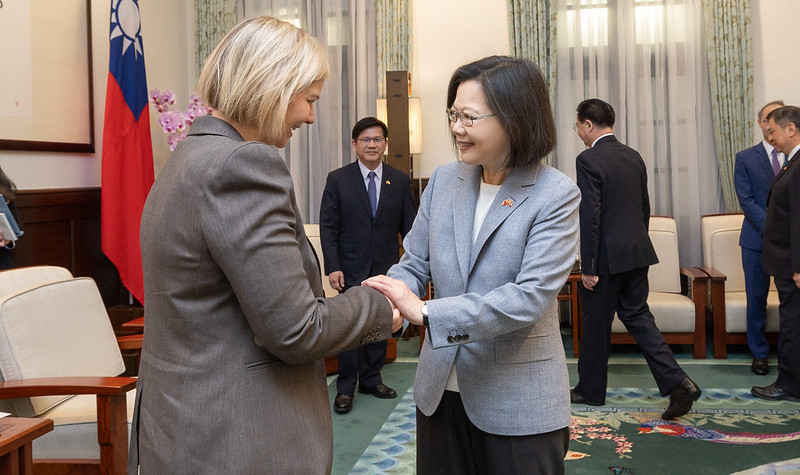 President Tsai meets Norwegian Liberal Party Leader Guri Melby|English ...