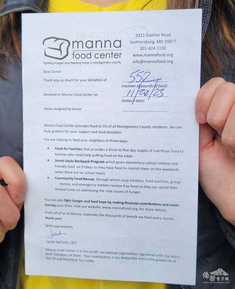 FASCA DC Successfully Organize Manna Food Drive Ahead of Thanksgiving ...