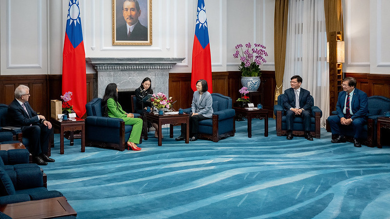 President Tsai meets World Medical Association President Lujain ...