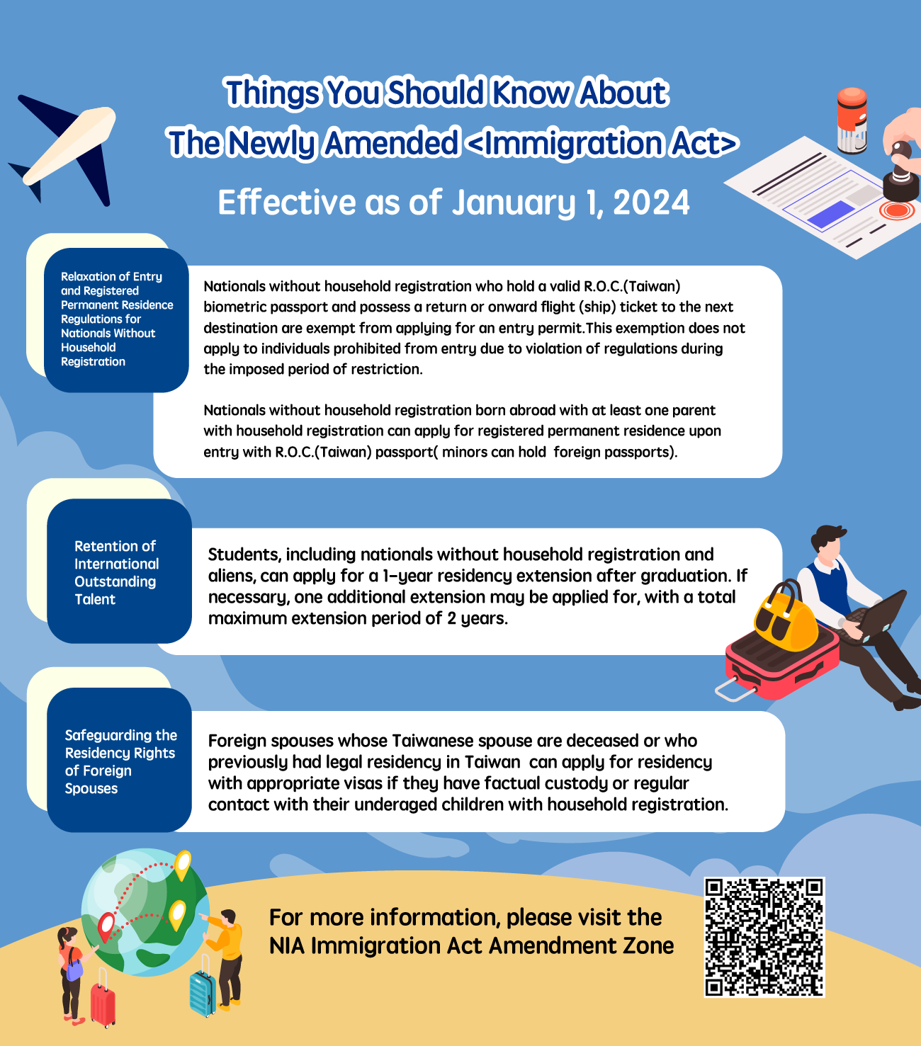 Things About The Newly Amended Immigration Act|English News | 僑務電子報