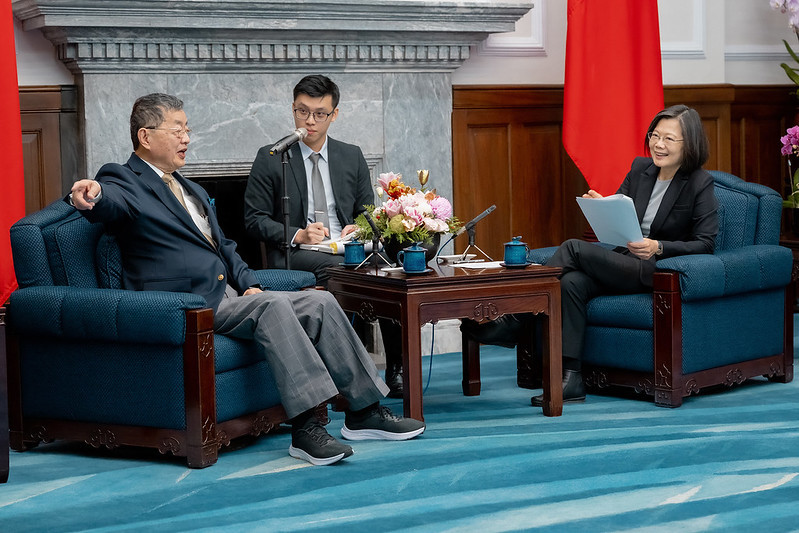 President Tsai meets delegation from US-based National Resilience ...