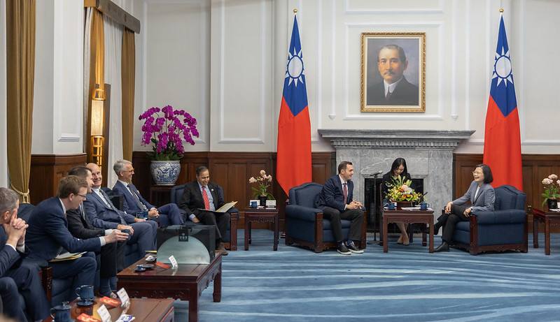President Tsai meets US bipartisan congressional delegation from US ...