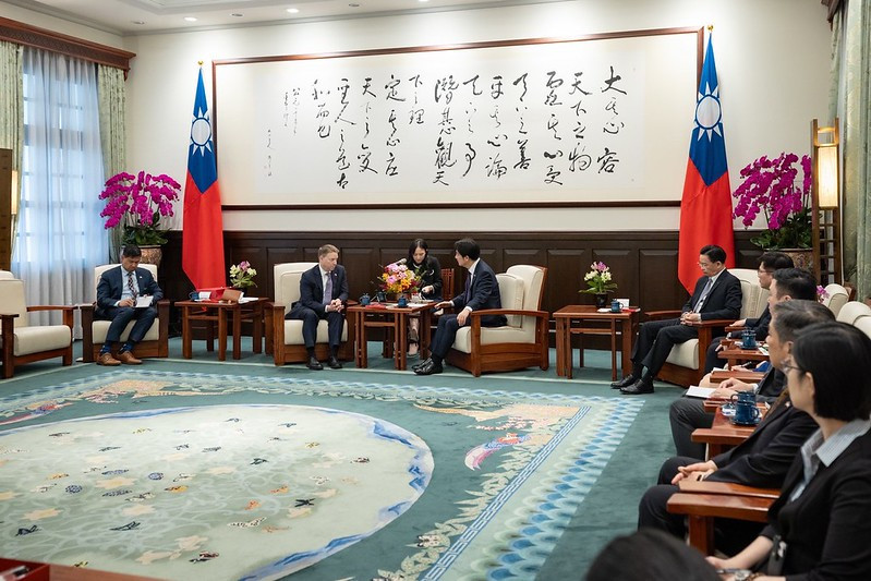 President Lai meets former United States Deputy National Security ...