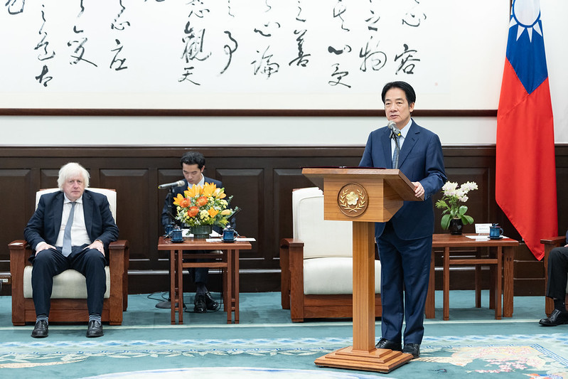 President Lai meets delegation led by former UK Prime Minister Boris ...